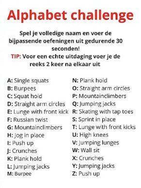 CoFIT-19: work-outs vanuit je kot - Den Triangel